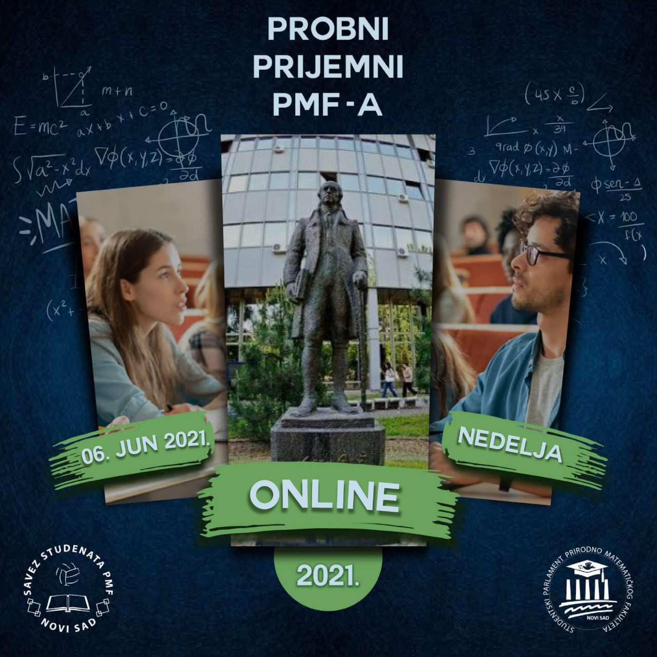 Probni prijemni PMF-a – Odsek za informatiku