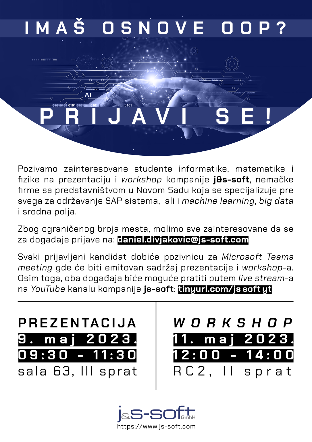 j&s-soft Balkan – Odsek za informatiku