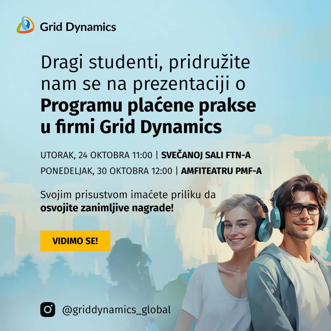 Prezеntacija kompanije Grid Dynamics – Odsek za informatiku